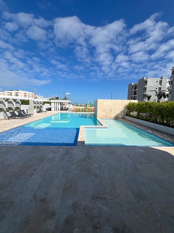 Acogedora Habitación En Edificio - Punta Cana