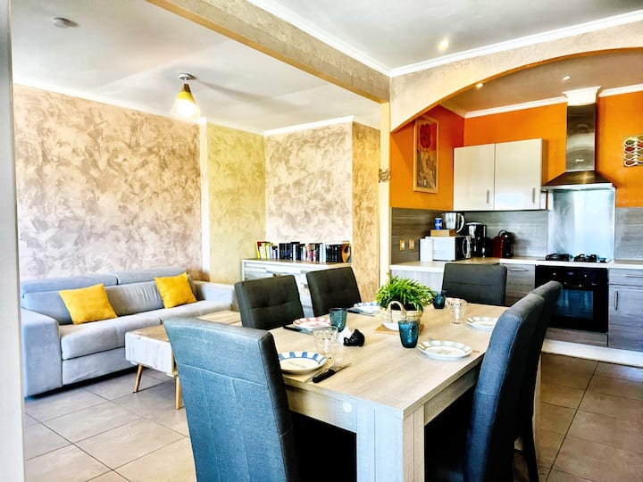 Le Chatodo T3 Lumineux Familial -Clim- 500m Plage - Valras-Plage