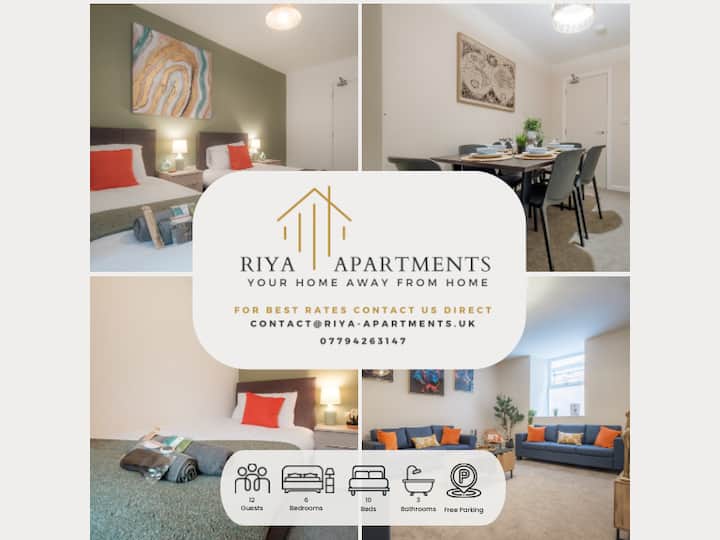 6 Bdr/contractors-free Parking/wifi-20% Discount - Newcastle upon Tyne