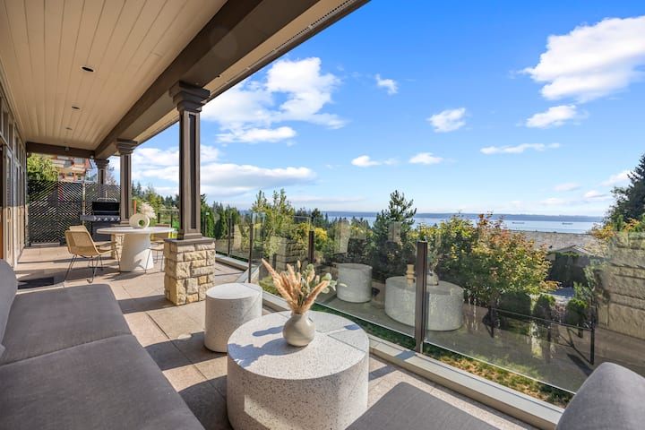 Oceanview Estate | Pool & Theater - Grouse Mountain