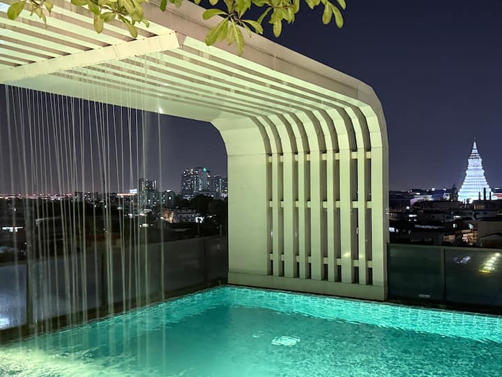 1br Near Wutthakat Bts | Nice Pool | Monthly - Bangkok