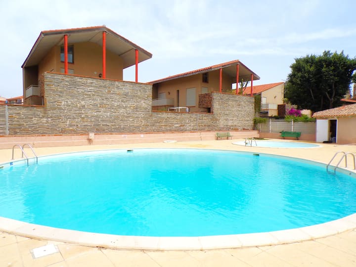 Charmant Appartement Parking Et Piscine Commune - Collioure