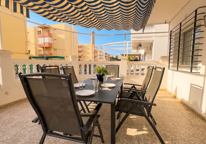 Apartamento Con Terraza Y Jardín - Sanlúcar de Barrameda