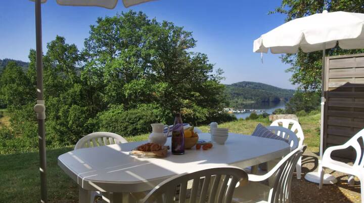 Appart 7 Pers Jolie Vue Sur Lac - Lacaune