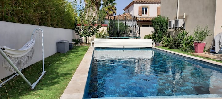Villa Avec Piscine Agréable - Aigues-Mortes