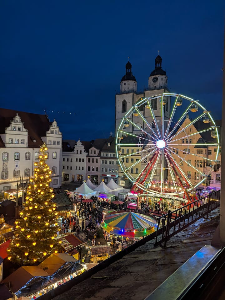 Ferienwohnung Marktblick Direkt Am Weihnachtsmarkt - Wittenberg