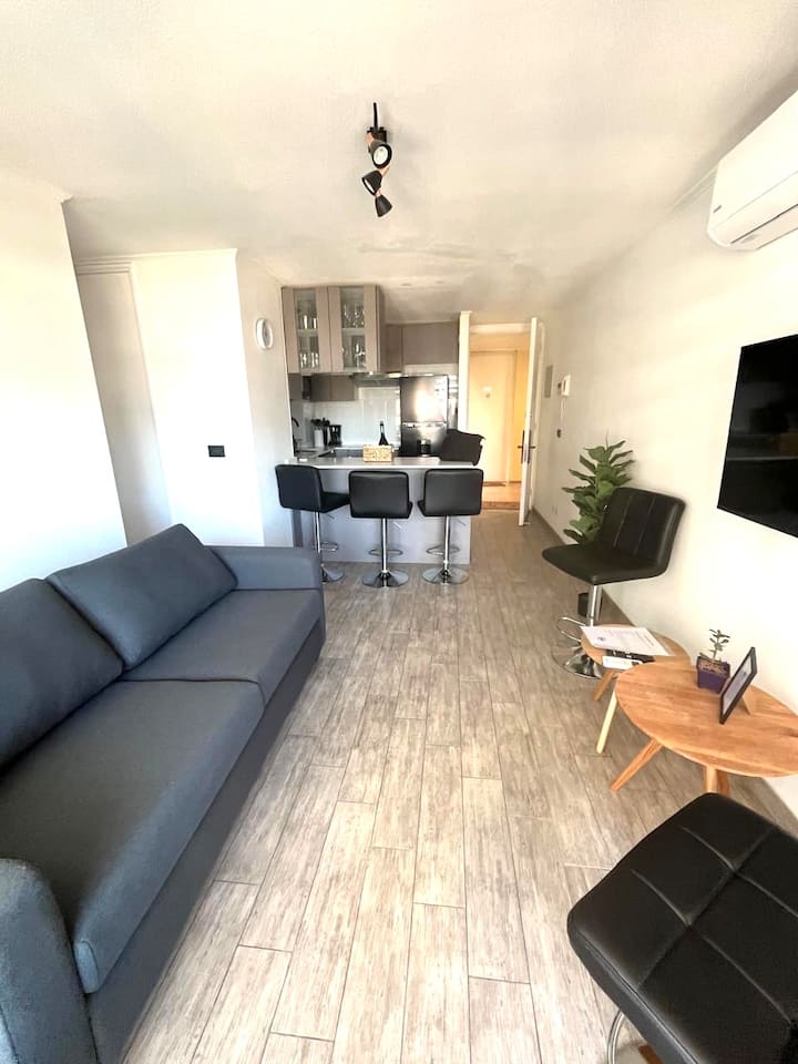 Moderno/climatizado/metro/wifi/restorant/ 5 Pax - Chile