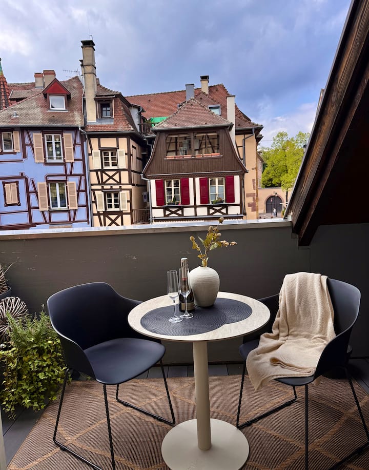 Terrasse Avec Vue Sur La Petite Venise - Colmar