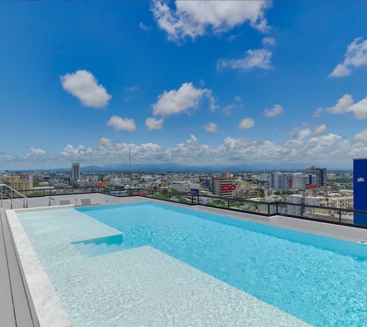 Fancy Apartment In Downtown 2 Bedroom High Floor - Santo Domingo