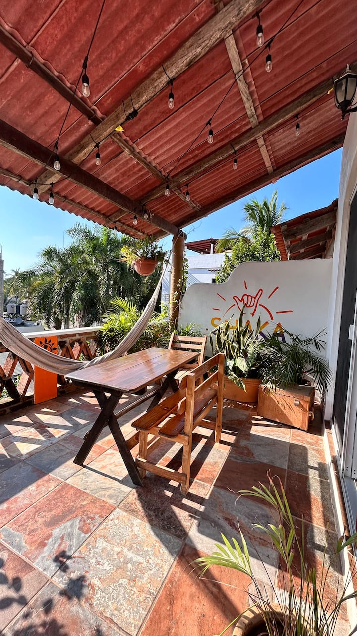 Loft Con Vista Al Mar A Una Cuadra De La Playa - Chacala