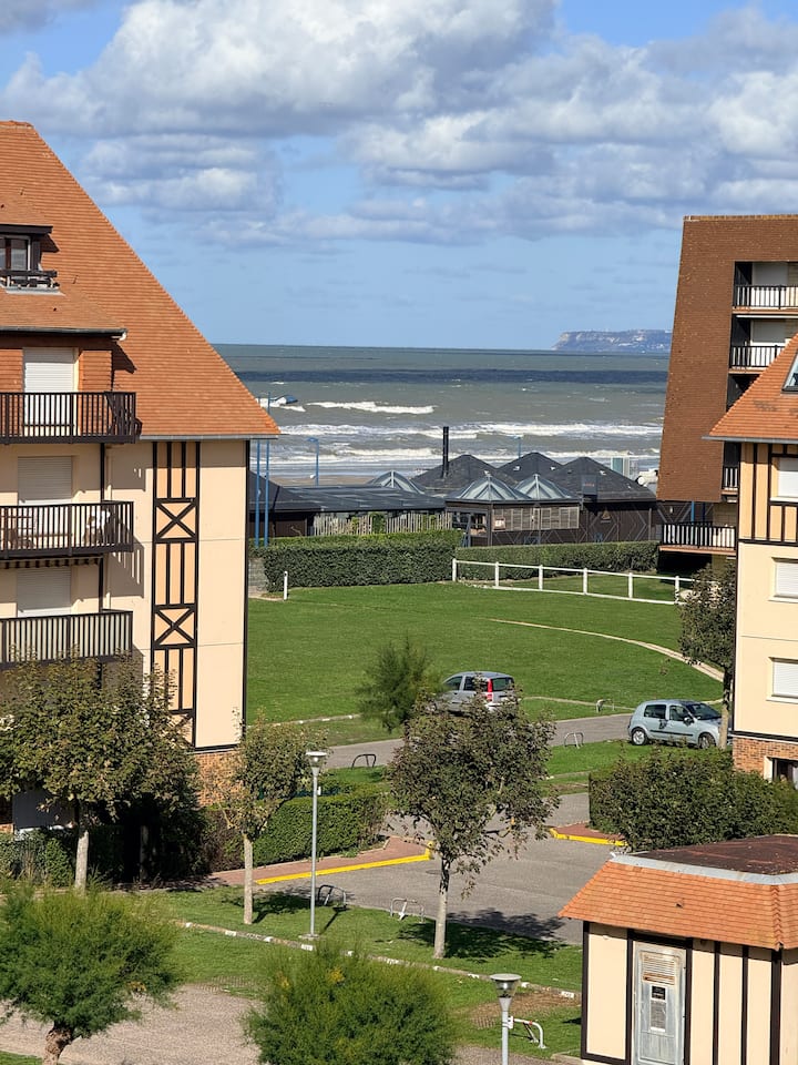 E Like Eden, 2 Rooms With Sea View, Loggia And Parking - Villers-sur-Mer