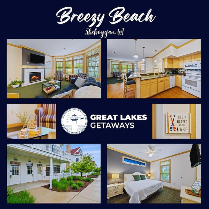 Breezy Beach | Villa 75 Steps From Lake Michigan - Sheboygan