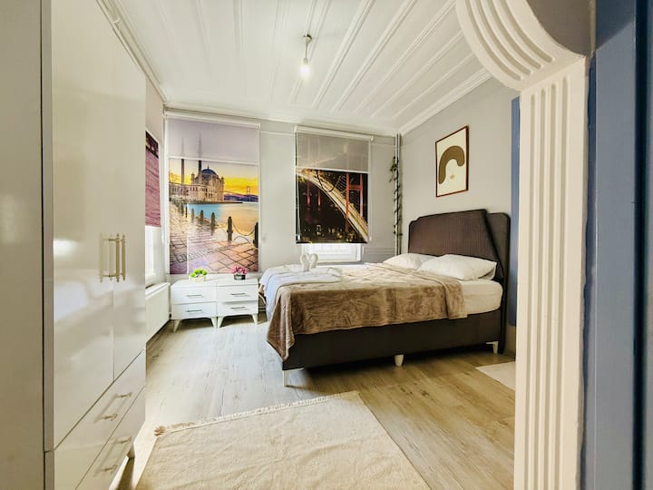 Cozy Yellow Home 2 Wifi / Ac - Free - Estambul