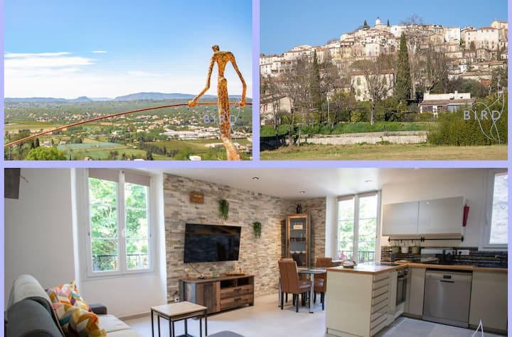 Cozy 3-room Apartment In The Heart Of The Village - Fayence