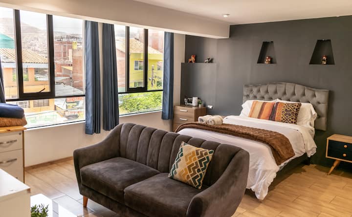 Lovely Loft With Exterior View Netflix And Wifi - Cusco