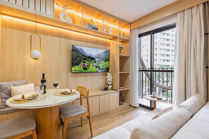 Apto Luxo/automação Alexa - Próx. Cgh E Faria Lima - São Paulo