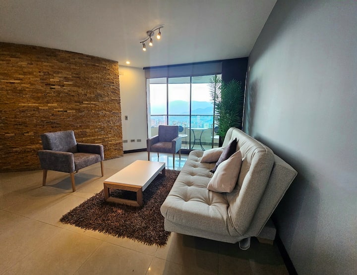 Apartment - 2 Rooms - Town - Beautiful View - Envigado