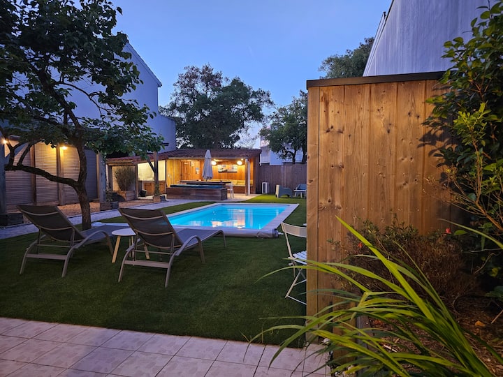 Maison Familiale, Piscine Chauffée, Plage à 300m - Labenne