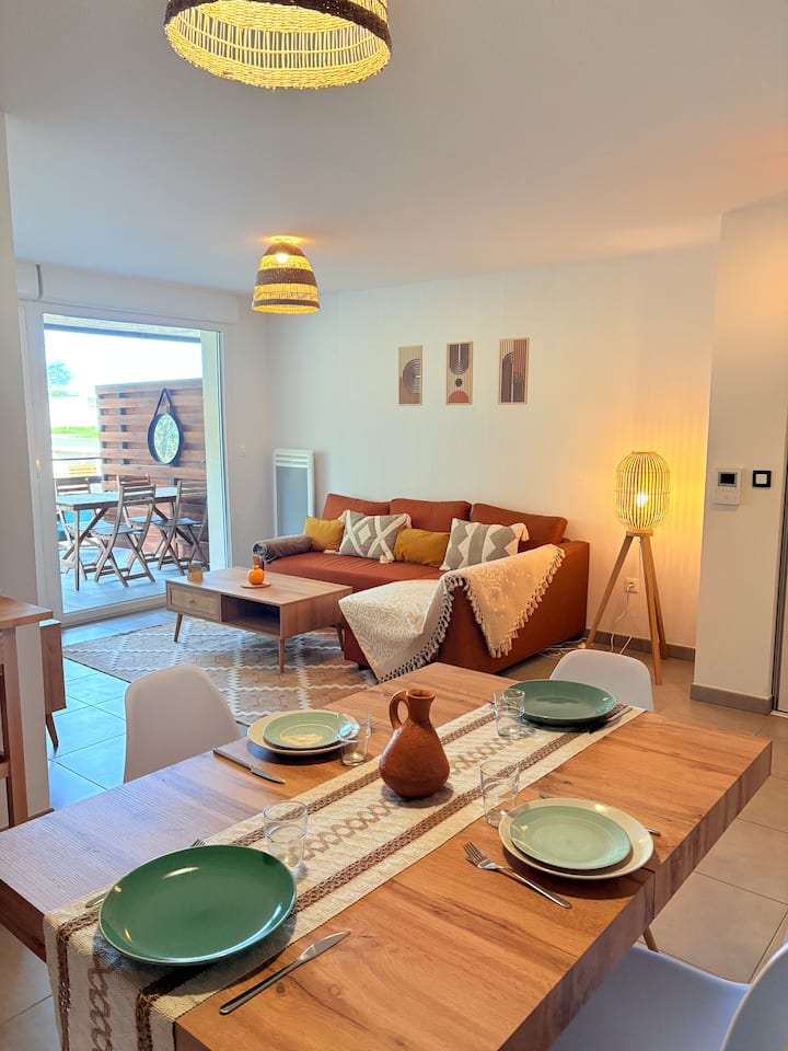 La Canopée, éLégant Et Cosy T3 Neuf, Parking. - Sète