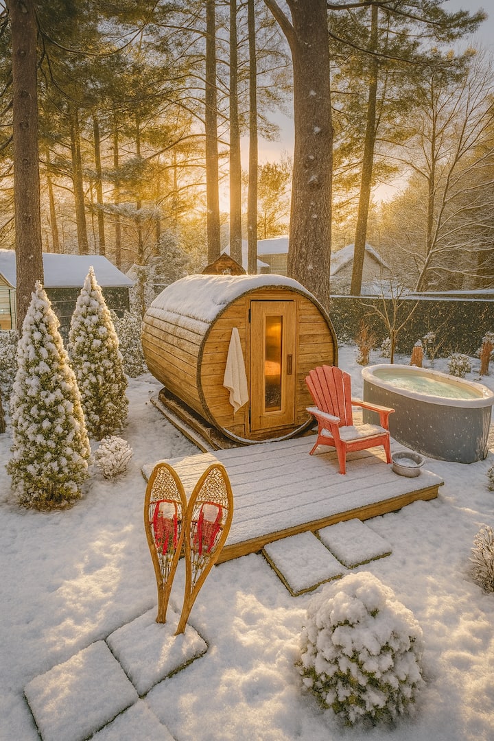 Chalet Nordique Avec Spa Privé à Rawdon - Rawdon