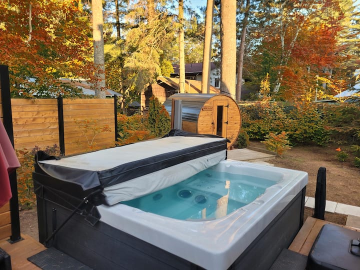 Rawdon Spa Chalet · Sauna, Pool & Thermal Escape - New England