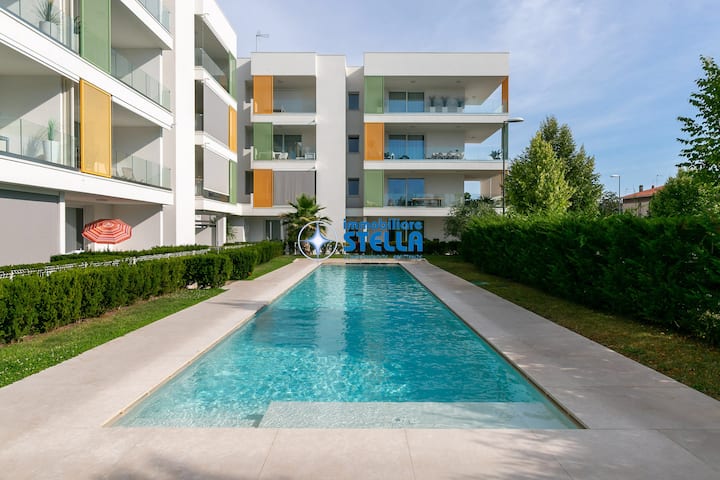 Residence <Zitoune 5/t> Patio*pool*parking - Lido di Jesolo