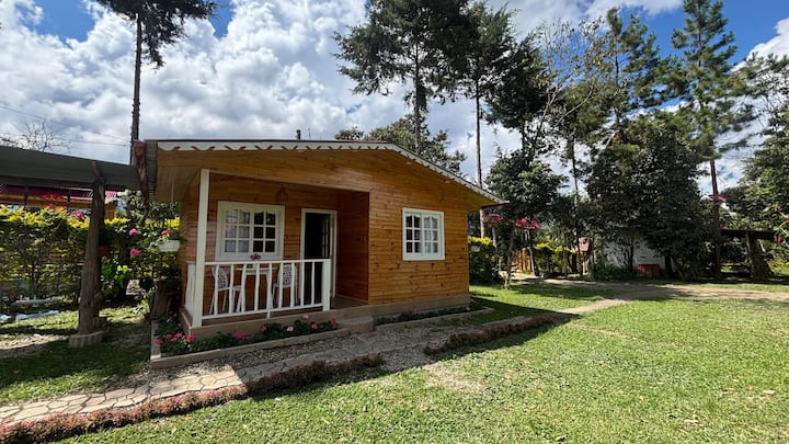 Cabaña Acogedora De Madera Rodeada De Naturaleza - Pasco