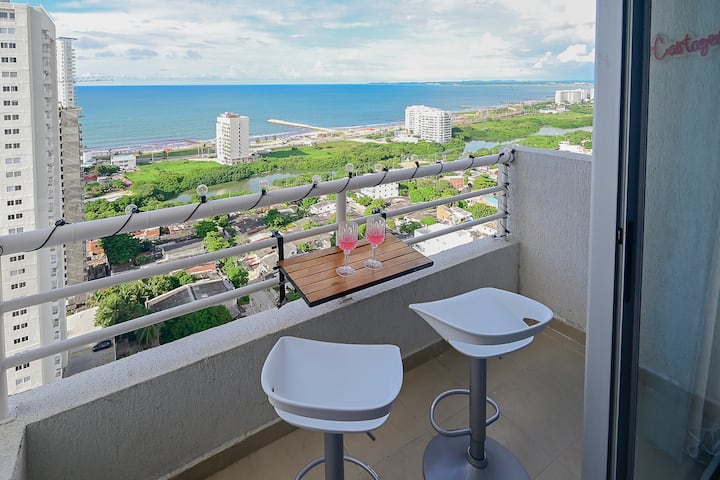 Sea View 29th Floor · Torices Near Downtown - Cartagena