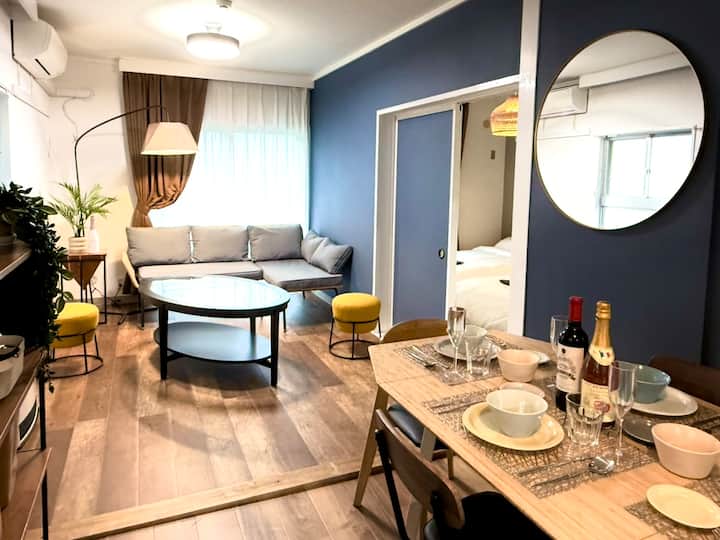 Newopen〉57.2㎡2ldk 駅から7分 コンビニ1分 2階 Ev無し  新幹線と電車View - Sendai