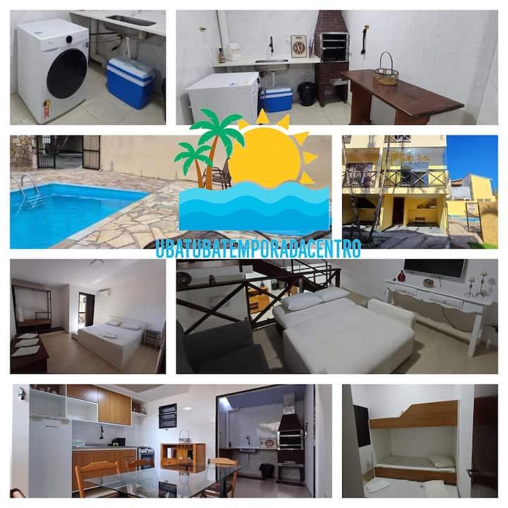 Triplex Arcond Roupacama Lavaseca Piscina Churrasq - Ubatuba