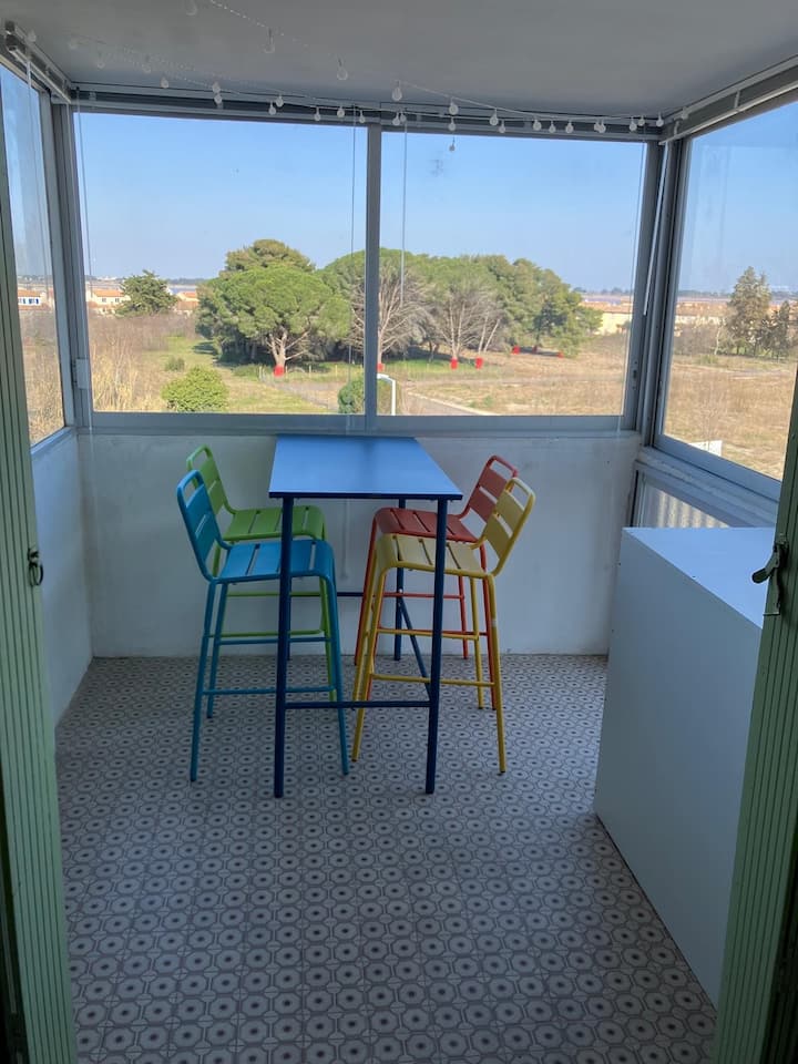 Appart Climatisé 200 M Plage - Le Grau-du-Roi