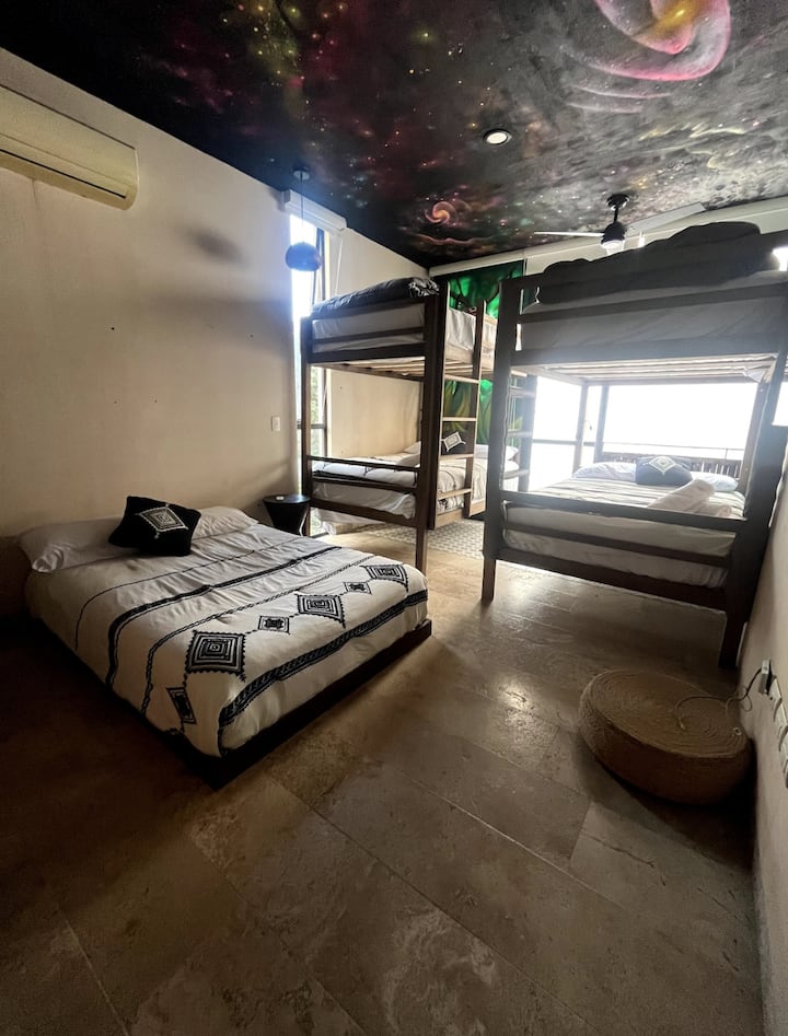 Habitación Privada Para 10 Huéspedes - Tulum