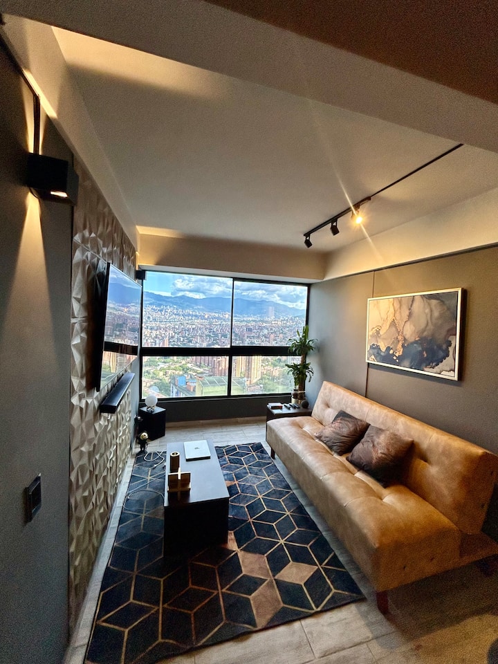 Minipenthouse De Lujo Vista/sector/piscina - Medellín