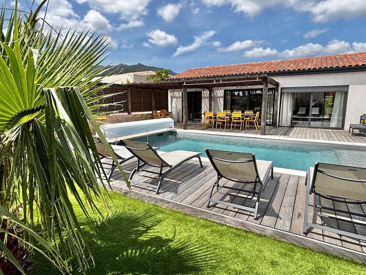 Villa Soleil Piscine Privée Chauffée 8 Pers Lecci - Lecci