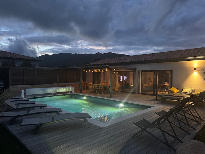 Villa Du Soleil Piscine Privée Chauffée 8 Pers - Korsika