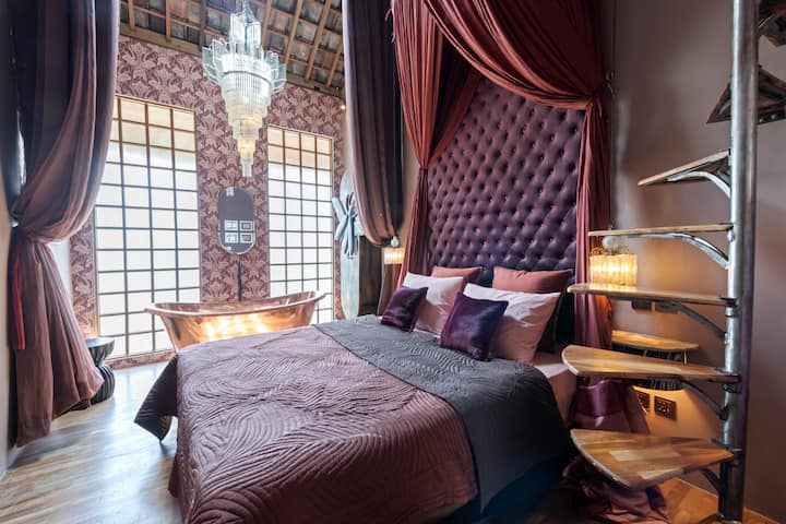 Ubud Romantic Apt. | Ac+kitchen+hot Tub+b'fast - 烏布