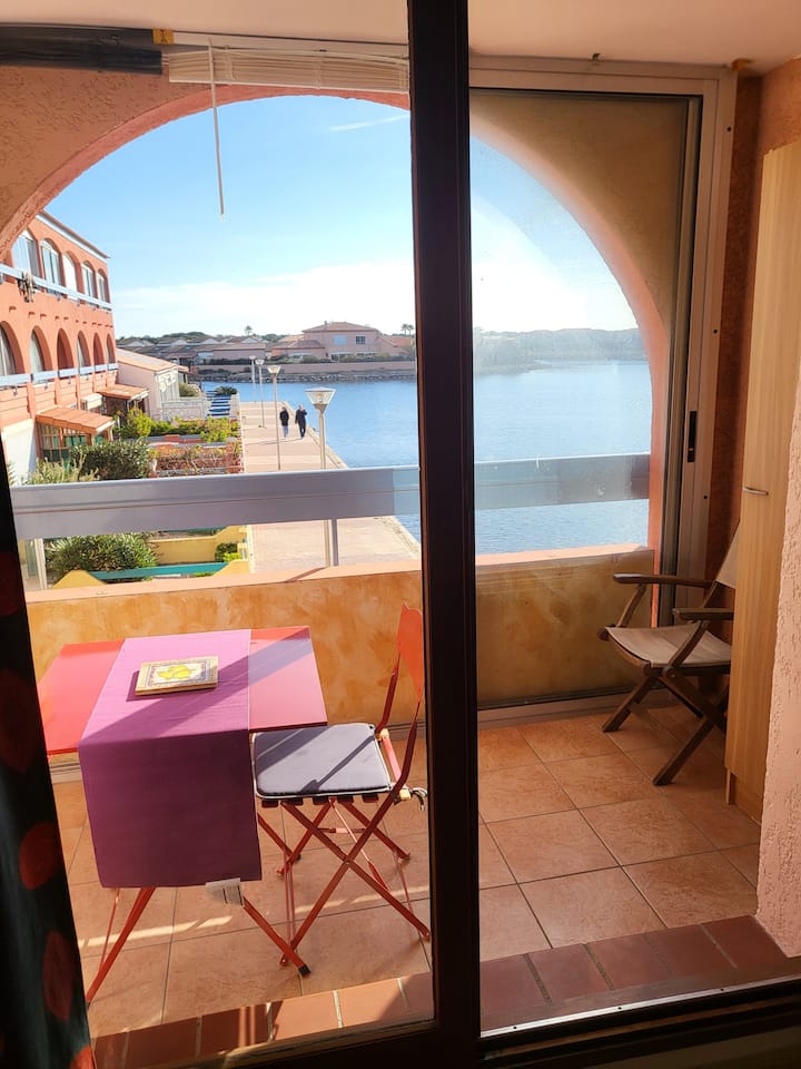 Grand Studio Vue Sur L'eau - Le Barcarès