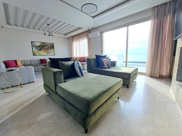 Loft Moderne : Vue Sur Mer & Piscine - Tanger