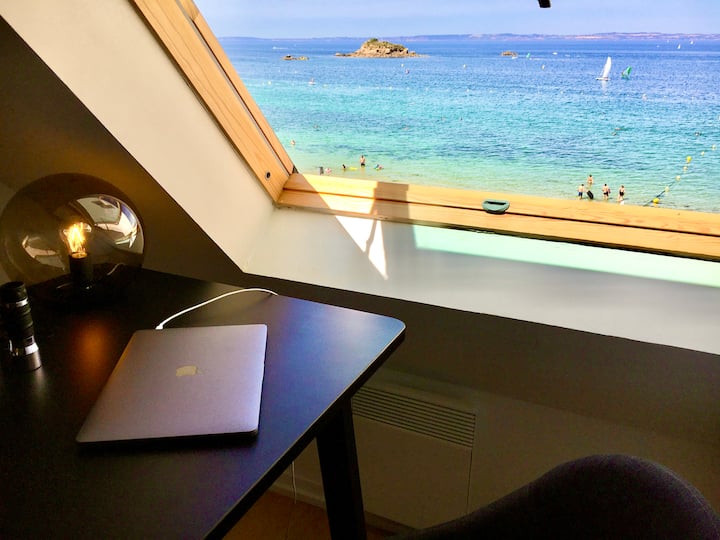 Grand Triplex Sur La Plage!  Un Vrai Cocooning - Douarnenez