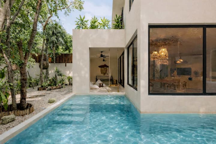 Tulumaya | Boho Luxe Villa In Aldea Zama+concierge - Tulum