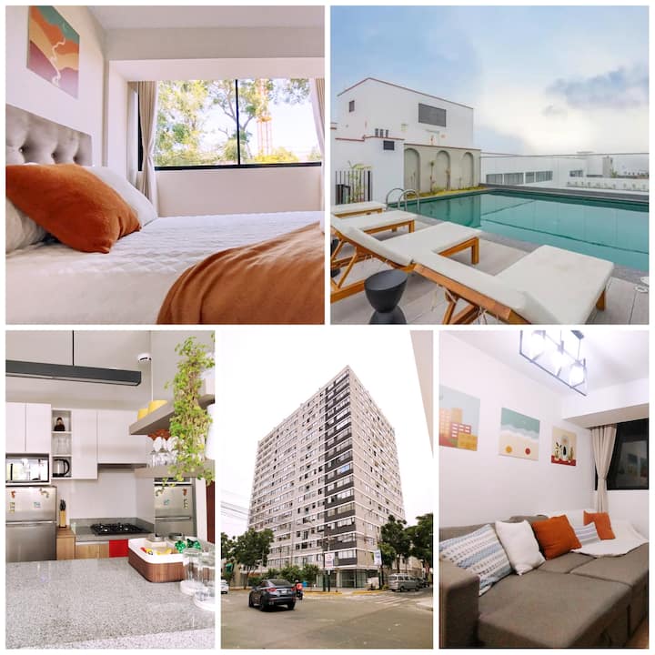 Apto 2px, ¡Alojate Entre Barranco Y Miraflores! - Lima