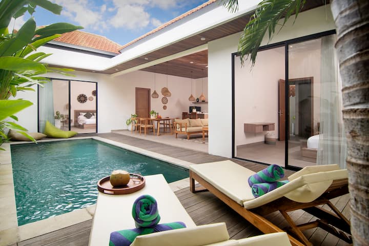 2br Quiet Pool Villa, Central Umalas Retreat 3 - Bali