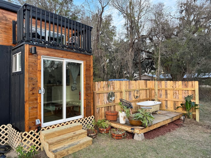 Shiva Tiny Home Escape W/ Outdoor Tub+fire Pit - Florida