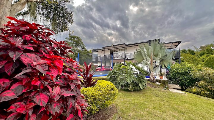 Relajante Y Tranquila Casa Finca En Villamaría. - Manizales