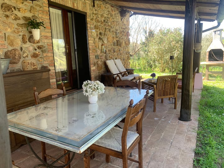 Casa In Pietra Tra Gli Olivi Maremma Toscana Mare - Italie