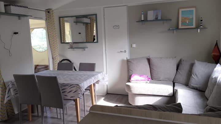 Mobile-home 8 Personnes Terrain Privé - Pénestin