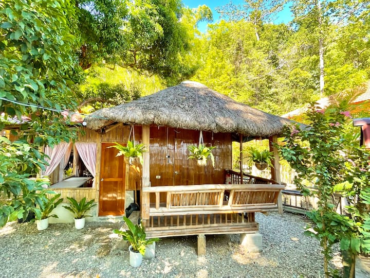 Nipa Hut With Beach View Near San Juan - Lobo