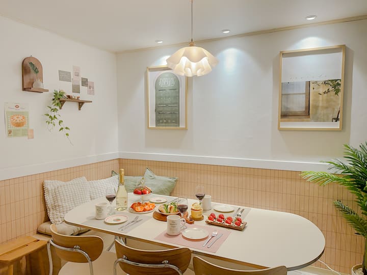 New#kspo#롯데월드/타워/백화점#석촌호수#아산병원#강남-지하철4개노선 최대8인 숙소 - 성환읍
