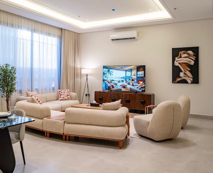 Luxury Minimalist Apt | Private Parking - Arabie saoudite