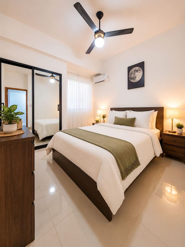 Lovely 1-bedroom Flat Bed + Sofa Bed - Santo Domingo